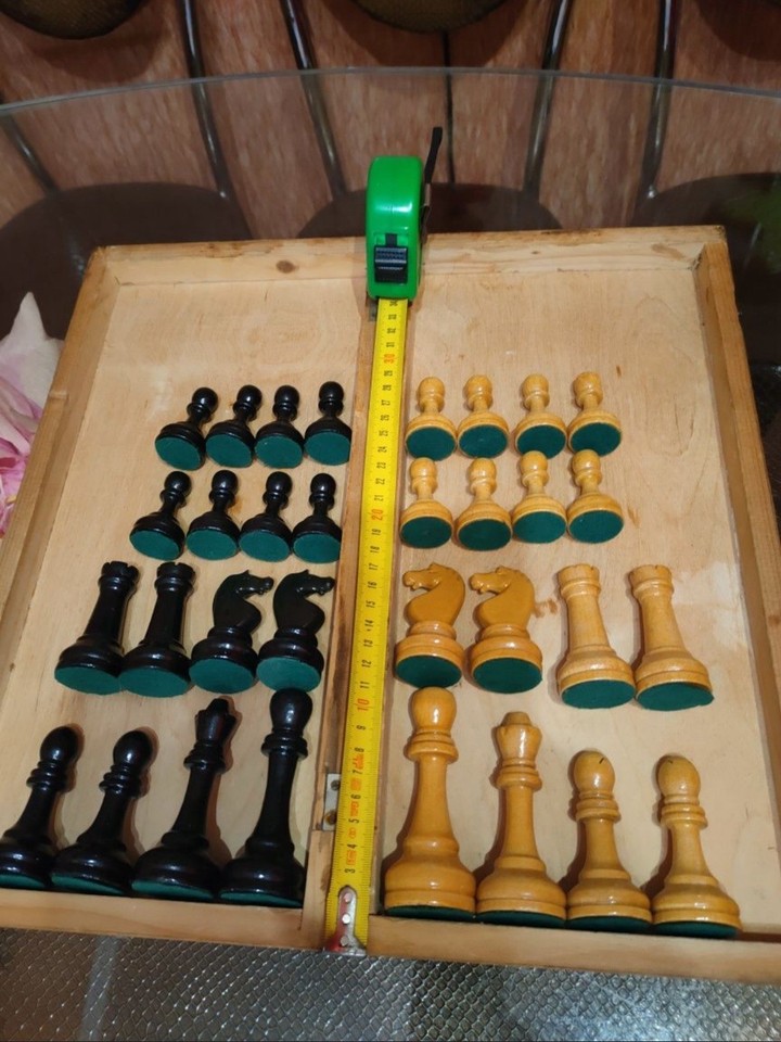 Vintage Wooden Chess Set Soviet USSR (#52) | eBay