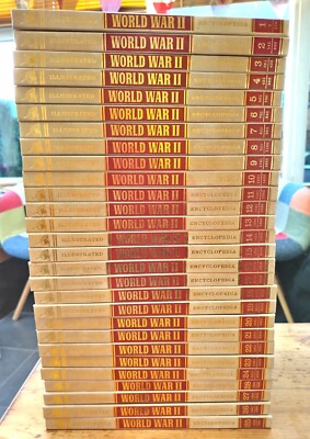 RARE!**28** Complete Illustrated World War II Encyclopedia Set, (1978 ...
