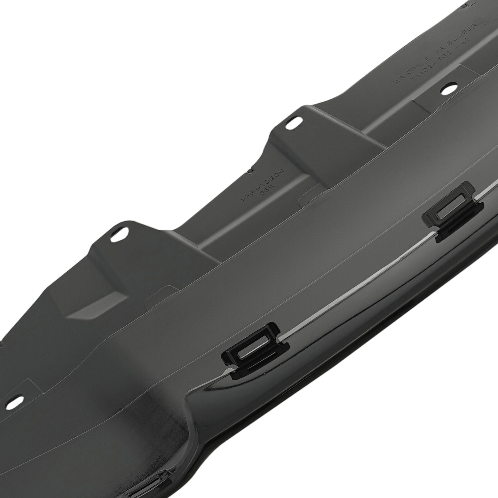 Front Lower Bumper Grille Face Bar Gloss Black For 2017-21 Honda Civic ...