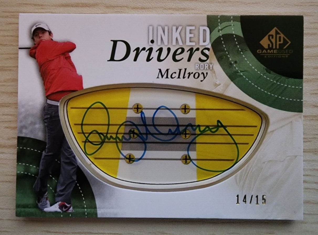 2014 SP Game Used Inked Drivers Persimmon Rory McIlroy Auto #/15 - Ebay ...