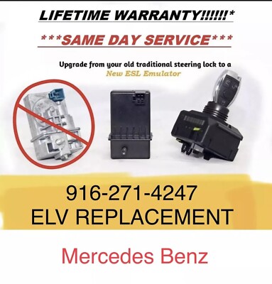 Mercedes ESL Steering Lock Emulator / Bypass Programming Service w204 ...