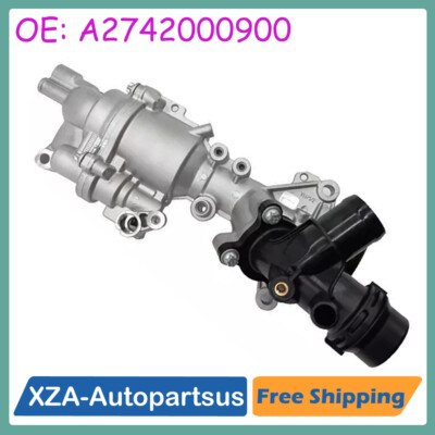 Engine Water Cooling Pump 2742000900 For Mercedes-Benz C / E-Class W205 ...