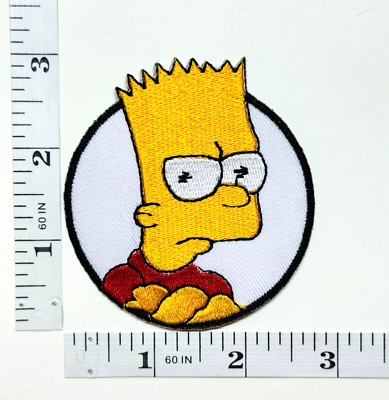 Embroidered Patch - Bart Simpson - NEW - Iron-on - The Simpsons | eBay