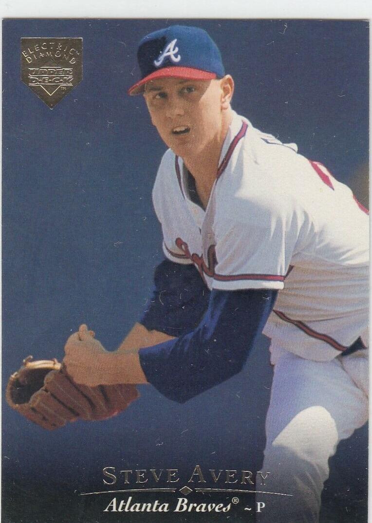 1995 Upper Deck - Steve Avery #292 Electric Diamond Gold for sale ...