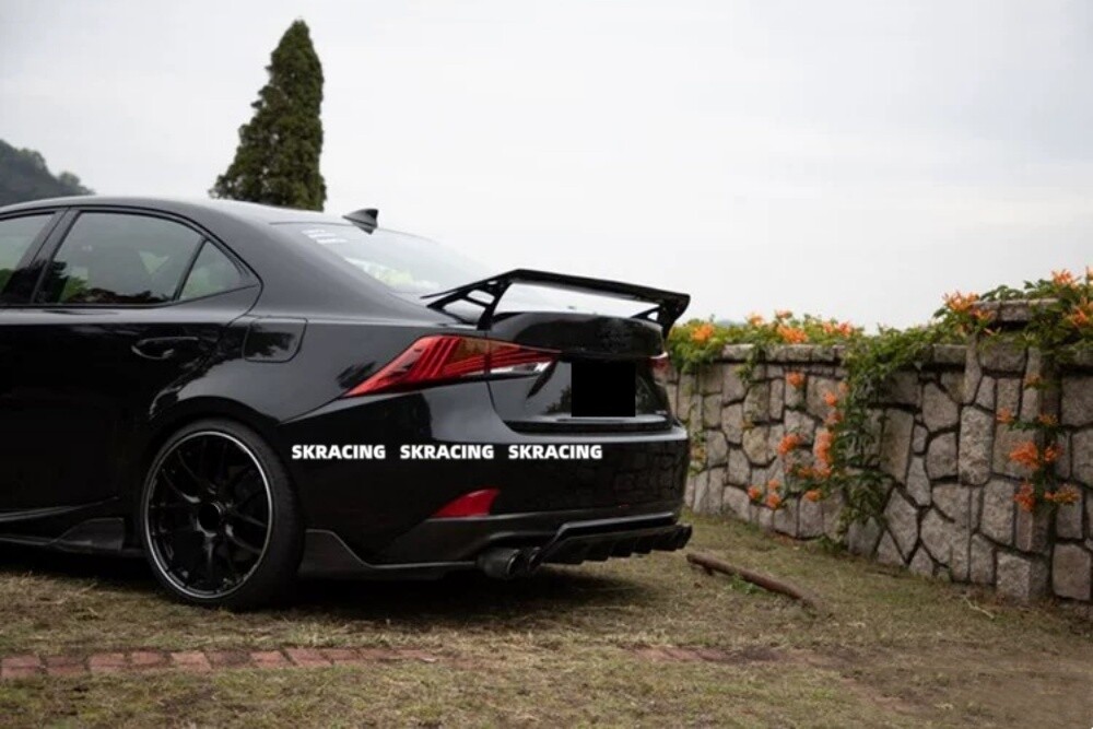Real Carbon Fiber Rear Trunk Spoiler Wing For 2017-2020 LEXUS IS200t ...