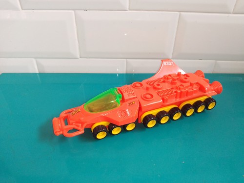 Figurine jouet vintage tank silverlit multimac SL 8307 véhicule espace ...