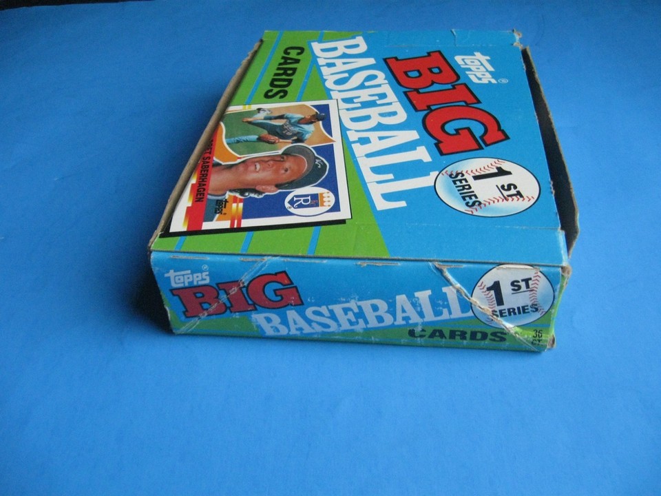 1989 TOPPS BIG BASEBALL 1st series Baseball cards and box | eBay