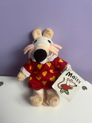 Maisy Mouse In Red Heart Dress Soft Toy Plush Lucy Cousins 1999 NWT but ...