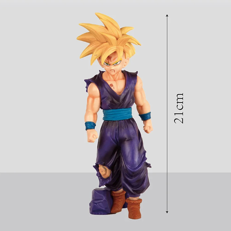 New 21cm Anime Dragon Ball Z Figure in the future Gohan Figures PVC Son ...