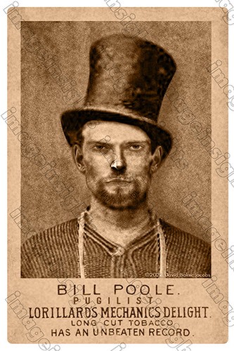 William Poole BILL THE BUTCHER Original Card Restoration Vintage RP | eBay
