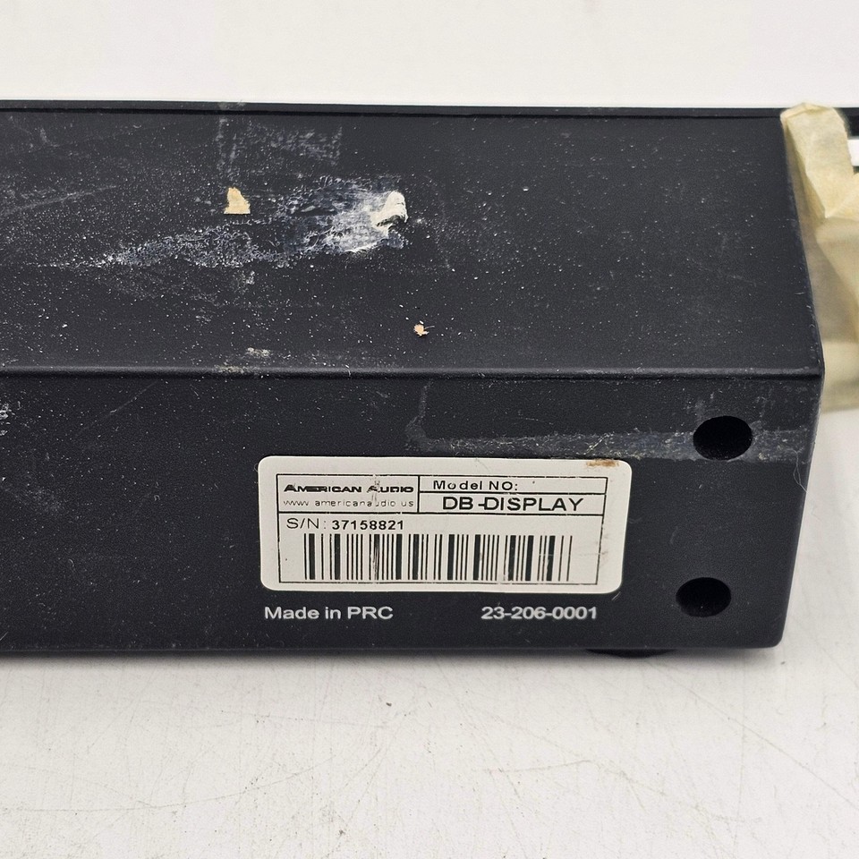 American Audio DB Display 23 206 0001 Rackmount LED dB Meter | eBay