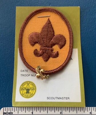 Vintage 1970s BOY SCOUTS OF AMERICA Scout Rank PATCH PIN & CARD ...