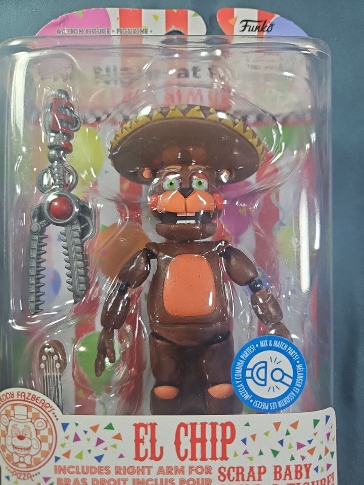 El Chip Action Figure: Five Nights At Freddys Pizza Sim - Animation ...
