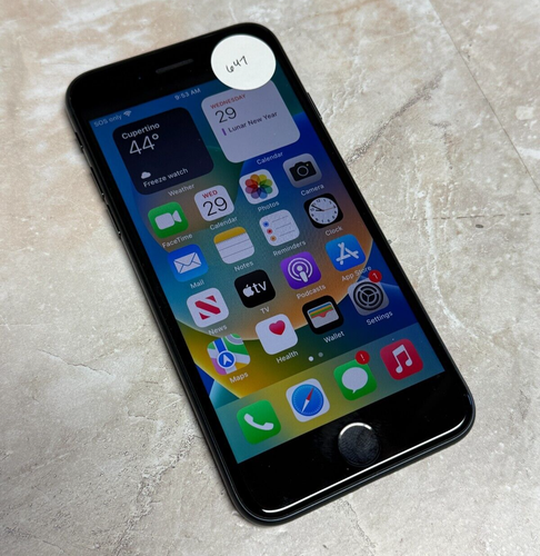 Apple iPhone SE (3rd Generation) - 64 GB - Black (T-Mobile) 100% ...