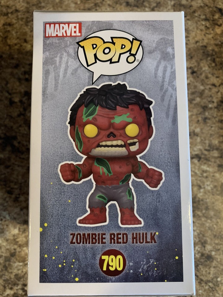 Funko Pop! Vinyl: Marvel - Zombie Red Hulk #790 889698544740 | eBay