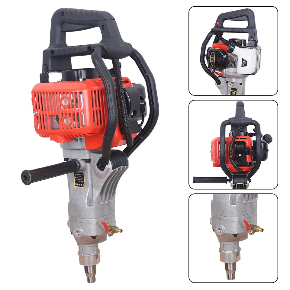 33cc 1000W Diamond Core Drill Hand Held Wet/Dry Concrete Core Drilling ...