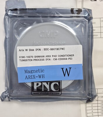 AMAT 0190-10270 CMP PAD CONDITIONER MAGNETIC SHINHAN ARIX-WH W DISK ...