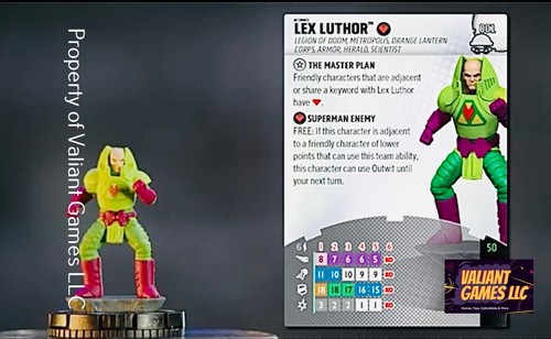 DC Heroclix Lex Luthor #001 w/ Card Notorious Set | eBay