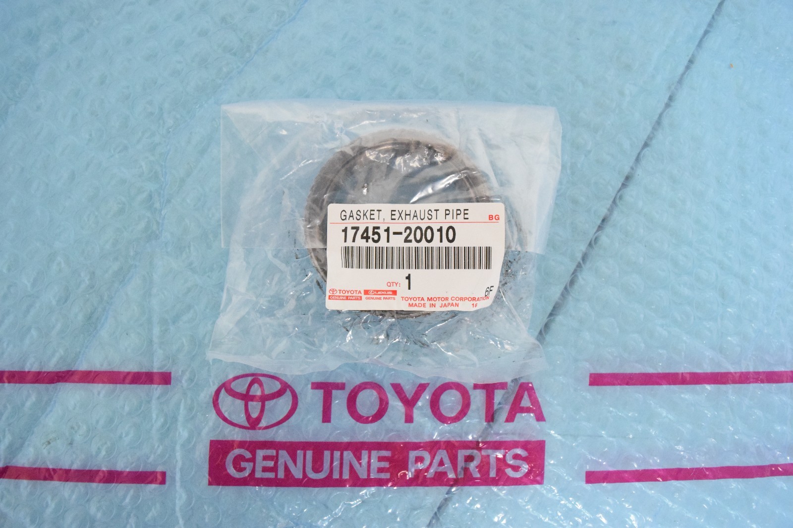 GENUINE TOYOTA LEXUS EXHAUST PIPE GASKET 17451-20010 CELICA COROLLA ...