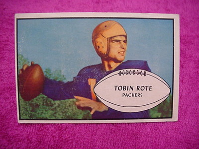 Bowmn Packers Football Card 1953 Tobin Rote #28 | eBay