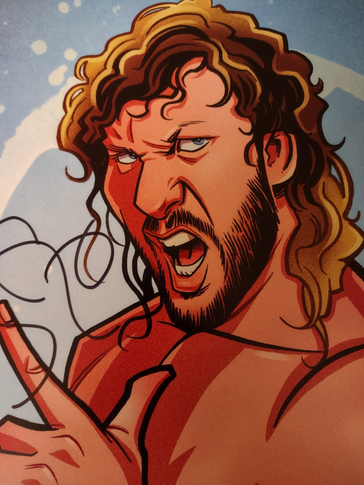 Autographed Signed KENNY OMEGA 11x14 Art Print by Nolanium with COA | eBay