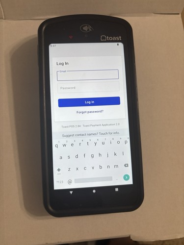 Toast Go 2 Handheld Tablet TG200 with Integrated Card Reader and POS ...