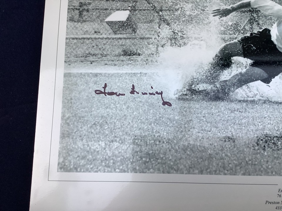 Preston England Legend, Tom Finney 16x20" Hand Signed Photo Business ...
