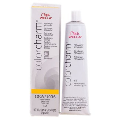 Wella Color Charm Gel Tube 2oz - 1036/10G Honey Blonde -USA BUY/SHIP ...
