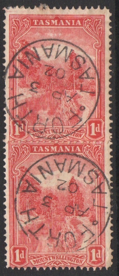 1900's 1d PIC's '' OVERLAPPED PAIR '' NICE STRIKES '' FORTH '' LOW ...