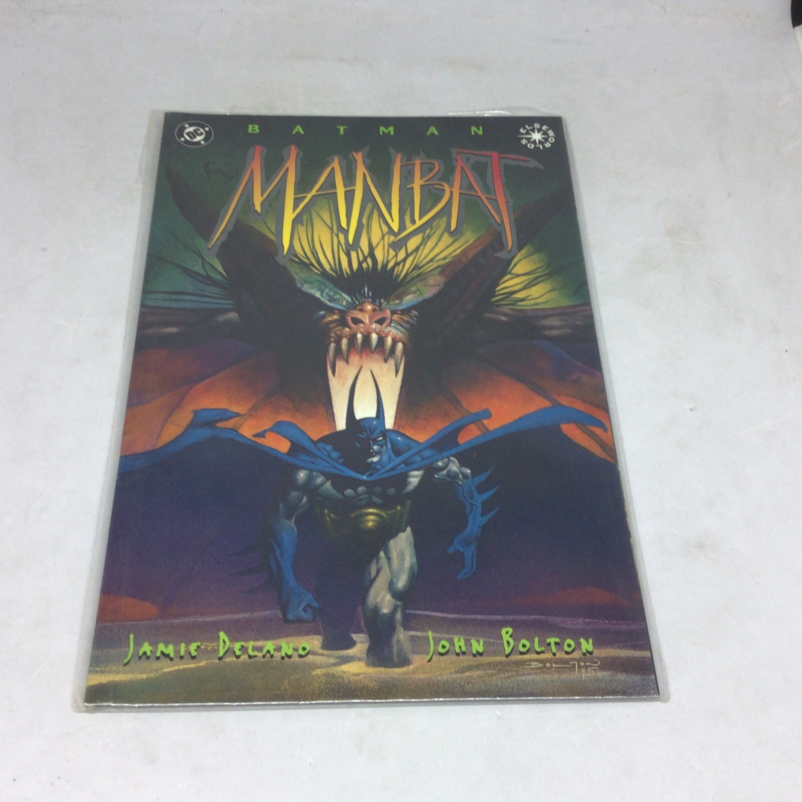 Batman Manbat #1 graphic novel DC Comics 1995 John Bolton | eBay
