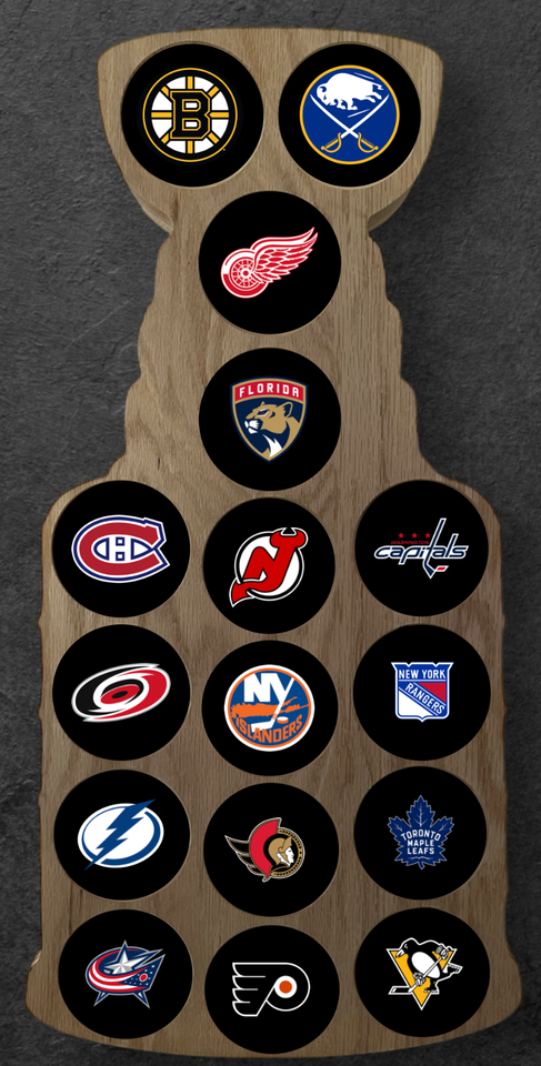 Stanley Cup Wall Hanging Display for 16 Hockey Puck(s) | eBay