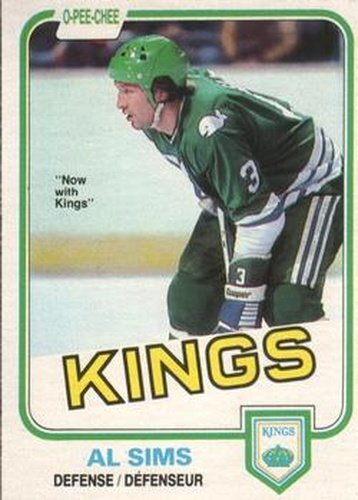 #131 Al Sims - Los Angeles Kings - 1981-82 O-Pee-Chee Hockey | eBay