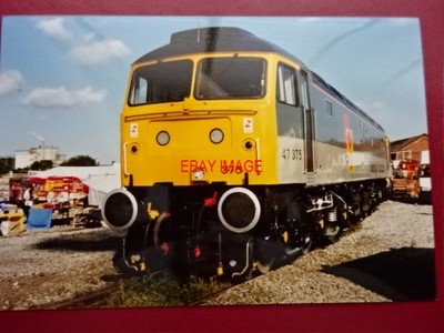 PHOTO BR DIESEL CLASS 47 NO 47375 AT CREWE 21/8/94 | eBay UK