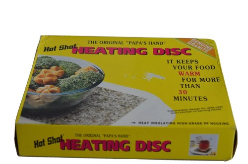 Hot Shot Heating Disc Granite Microwavable Heating Disc 1997 New in box ...