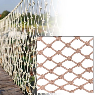 Safety Hemp Rope Net Fence Net Balcony Stairs Fence Children Safety ...