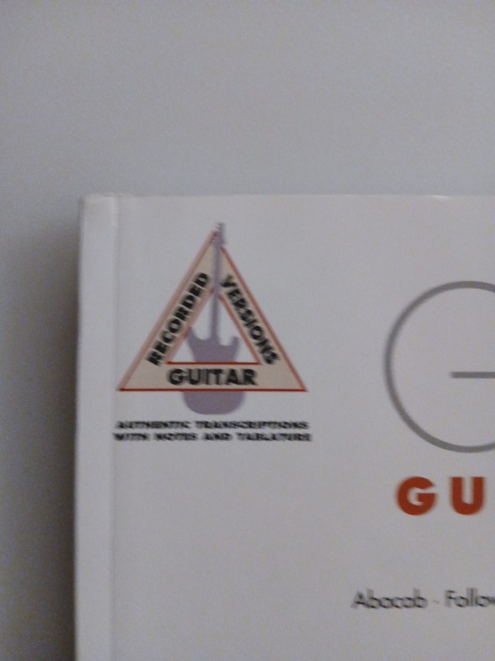 GENESIS GUITAR TAB / TABLATURE/ GENESIS GUITAR ANTHOLOGY / SONGBOOK | eBay