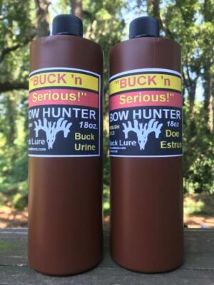 Bowhunter Ambush Gold refills, Synthetic 18oz.Doe Estrus & 18oz. Buck ...