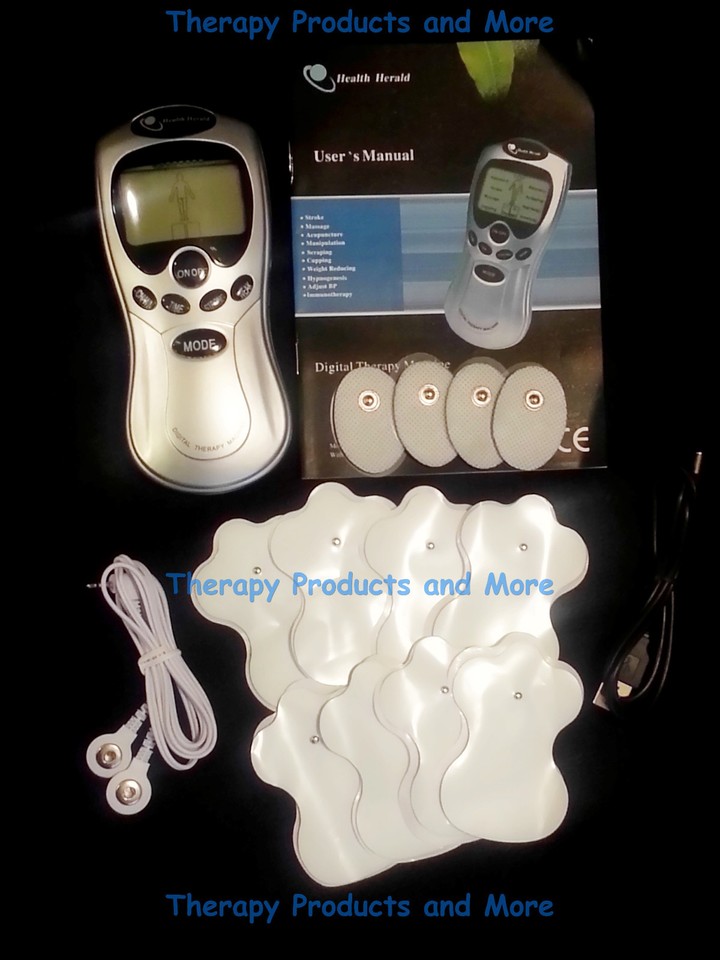 *31-PIECE SET * +BONUS~! DIGITAL MASSAGER Therapy Machine Estim +26 ...