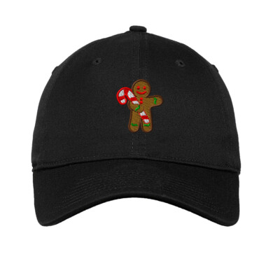 Twill Cotton Soft Women Baseball Cap Gingerbread Man Embroidery Dad ...