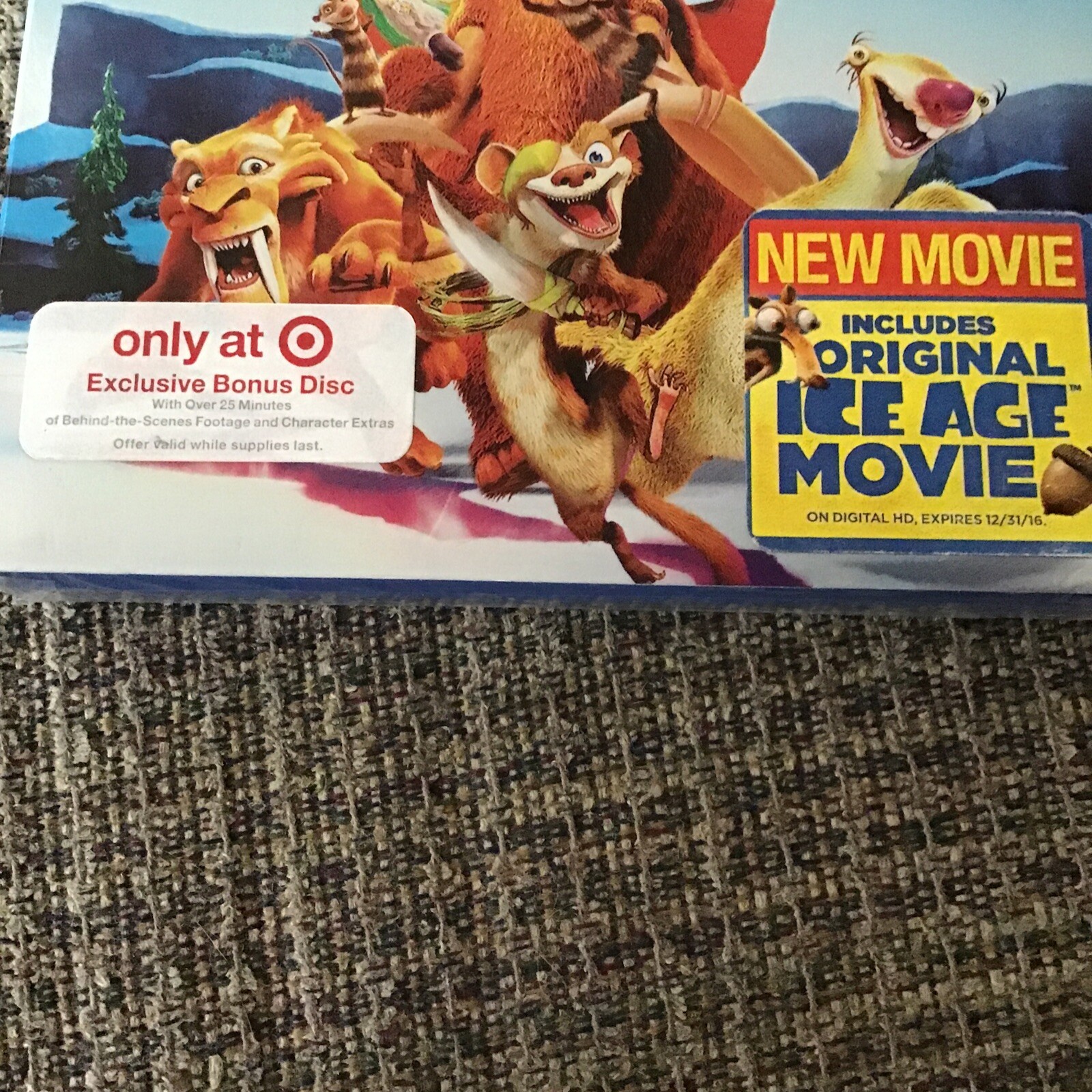 ICE AGE COLLISION COURSE 2016 BLU-RAY/DVD TARGET STORE EDITION BRAND ...