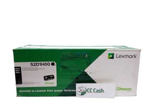 Genuine Lexmark 52D1H00 High Yield R. P. Toner Cartridge Free Shipping ...