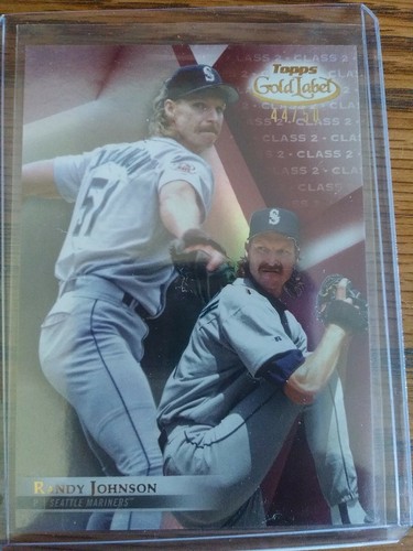 2018 Topps Gold Label Class 2 Red /50 Randy Johnson #88 HOF | eBay