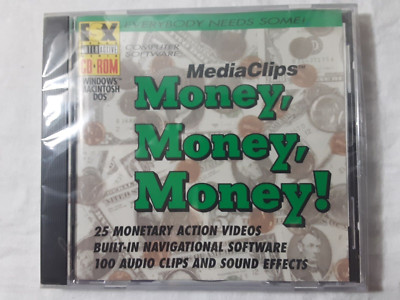 retro 1995 CD-Rom - Money Money Money! royalty free images audio video ...