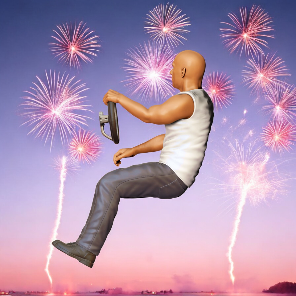 Fast and Furious Resin 3d printed Domonic Toretto Driving Model Car ...