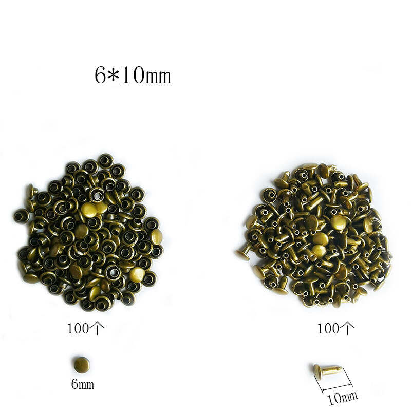 Double Cap Rivets Stud Rapid Rivets Leather Craft Repair 5mm 8mm 9mm ...