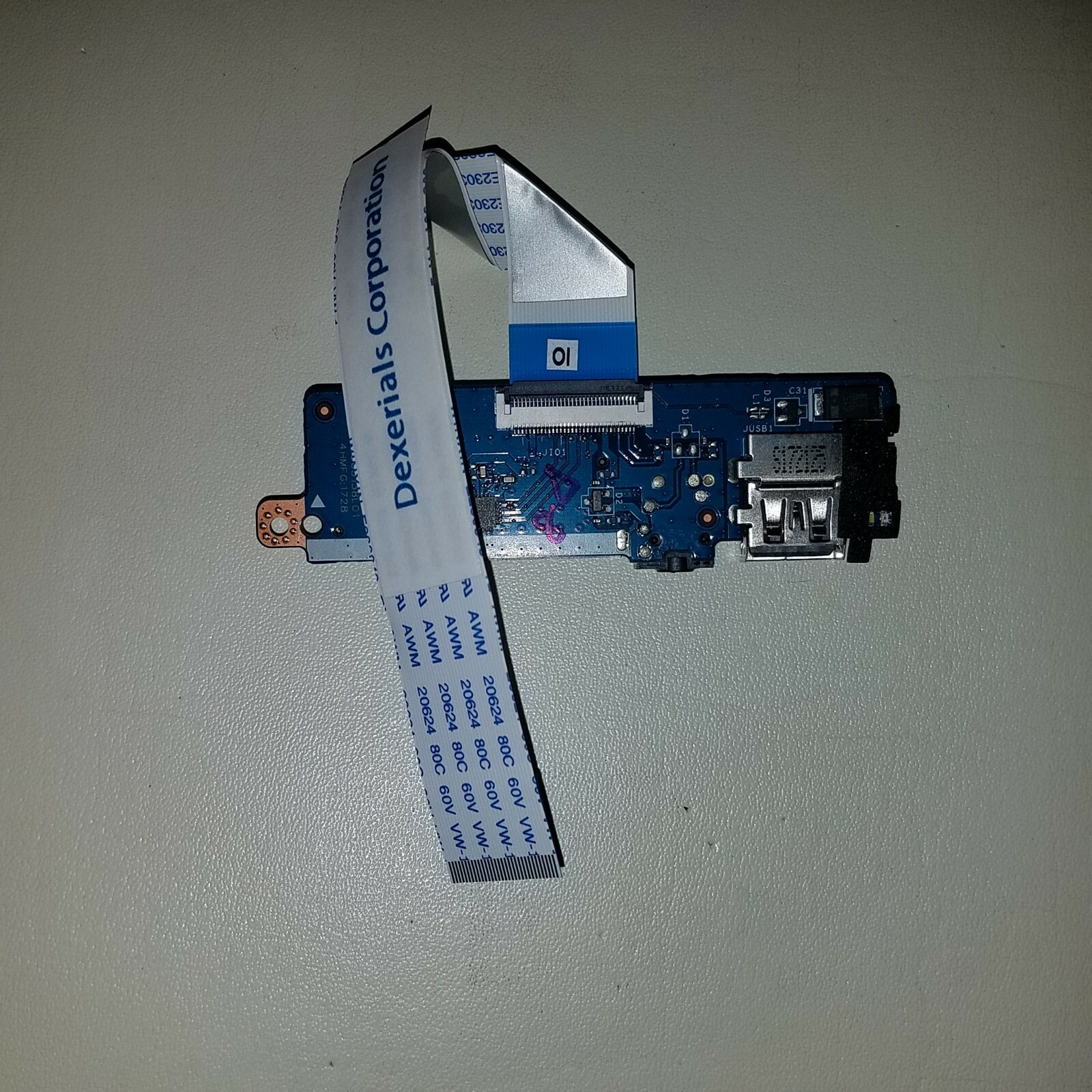 5C50L45960 Lenovo USB Audio IO Board With Cable 80SAFLEX 4-1470 flex4-1580 | eBay