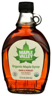 Maple Valley Cooperative Dark Robust Maple Syrup 12 oz (Pack of 12) | eBay