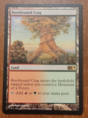 MTG Rootbound Crag – Magic 2012 Core Set Card # 228 | eBay