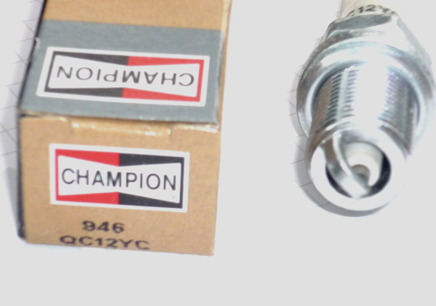 1 original CHAMPION QC12YC (946) spark plug NEW in BOX | eBay