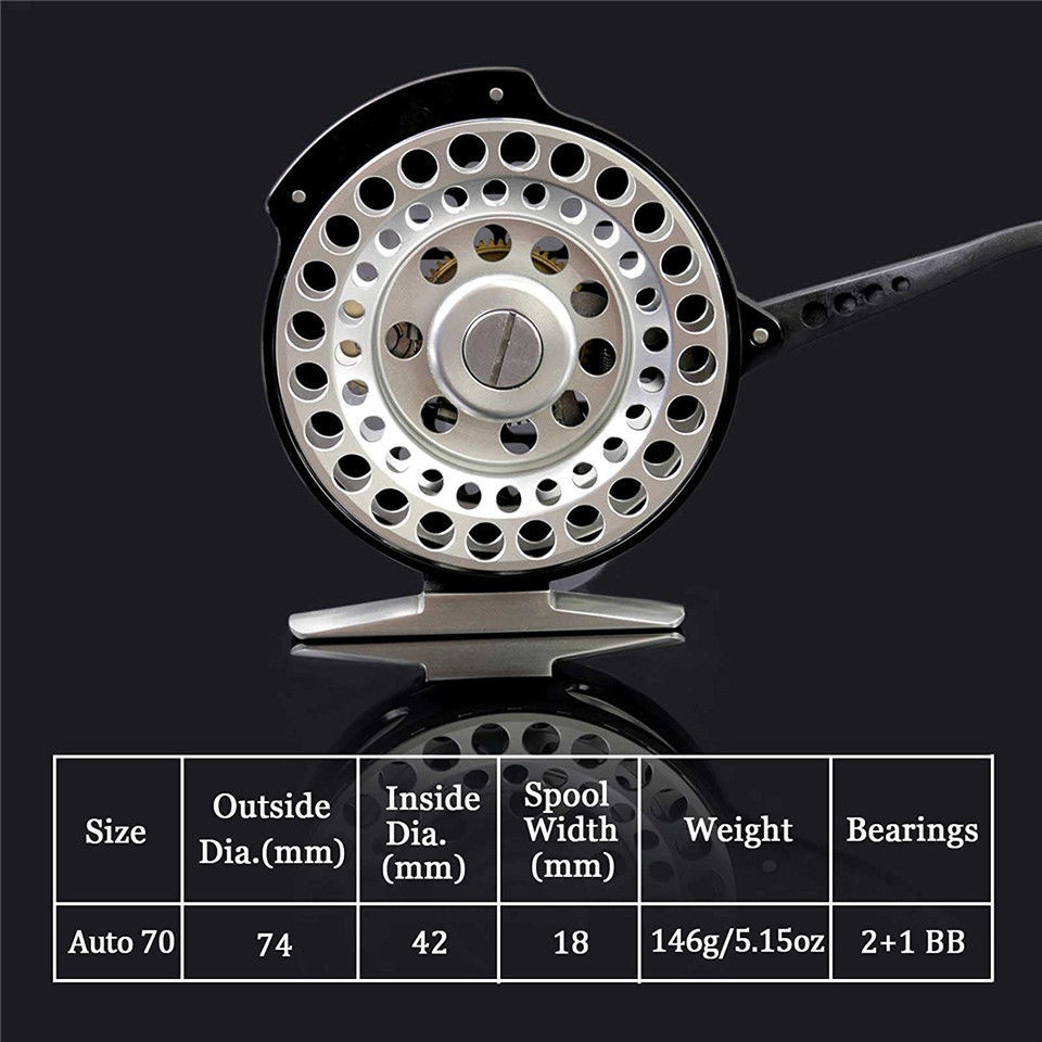 Maxcatch Automatic Fly Fishing Reel Super Light CNC-Machined Aluminum ...